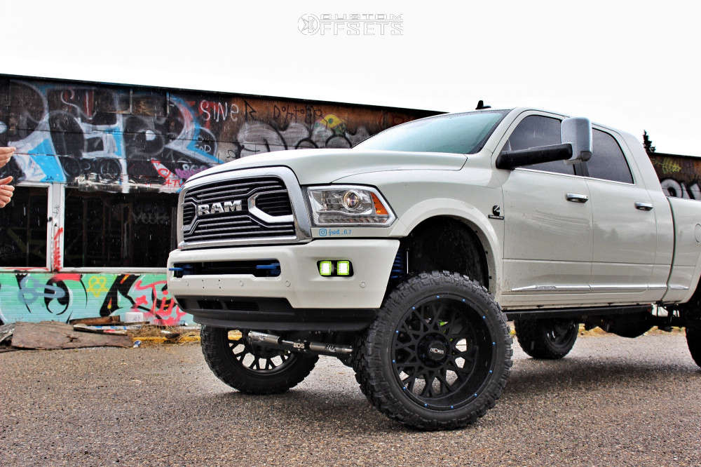2018 Ram 3500 with 24x12 -51 Vision Rocker and 37/13.5R24 Fury Offroad ...