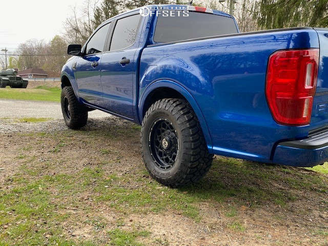 2019 Ford Ranger with 17x9 Anthem Off-Road Avenger and 265/70R17 ...