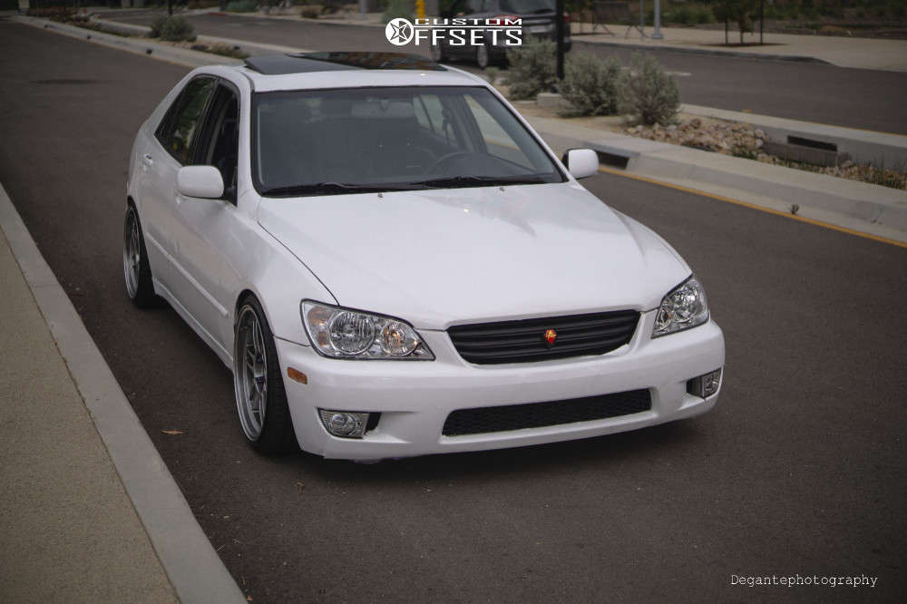 2003 Lexus IS300 with 18x8.5 30 ESR Sr11 and 215/35R18 Nankang NS-25 ...