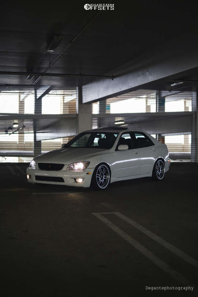 2003 Lexus IS300 with 18x8.5 30 ESR Sr11 and 215/35R18 Nankang NS-25 ...