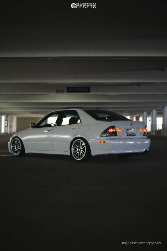 2003 Lexus IS300 with 18x8.5 30 ESR Sr11 and 215/35R18 Nankang NS-25 ...