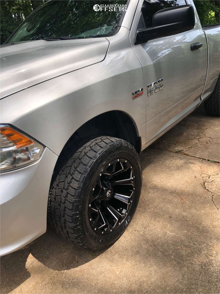 2013 Ram 1500 with 20x10 -18 Fuel Assault and 305/55R20 Toyo Tires Open ...