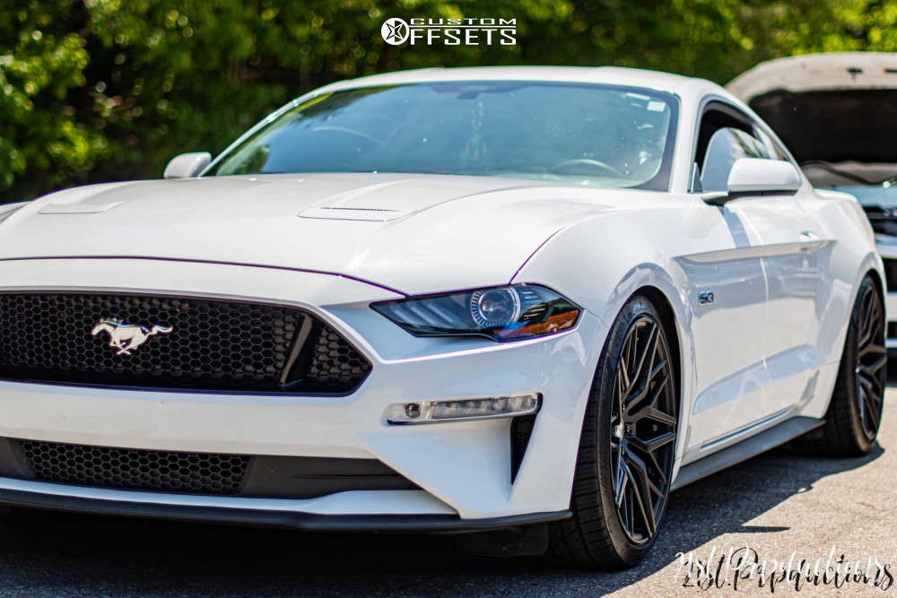 2019 Ford Mustang with 20x10 40 Shift Spring and 275/35R20 Nankang NS ...