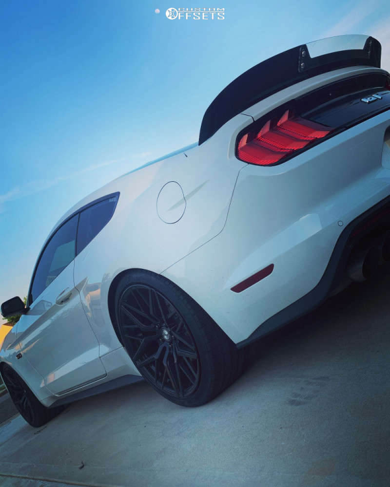 2019 Ford Mustang with 20x10 40 Shift Spring and 275/35R20 Nankang NS ...