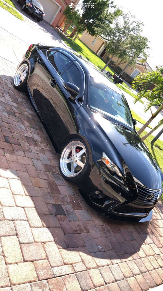 2015 Lexus IS250 with 19x8.5 30 ESR SR04 and 235/35R19 Achilles Atr ...