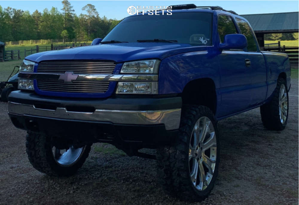 2005 Chevrolet Silverado 1500 with 26x10 31 OE Revolution G06 and 37/13 ...