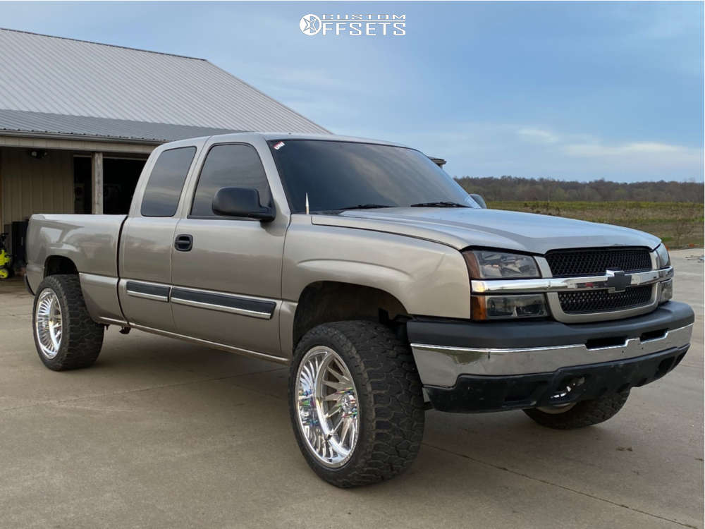 2003 Chevrolet Silverado 1500 Classic with 22x12 -55 American Force ...