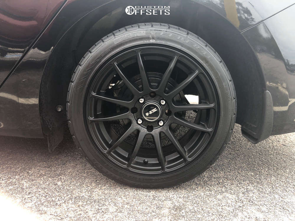 2020 Kia Rio with 15x7 38 NS Ns1204 and 195/45R15 Federal SS595 and ...