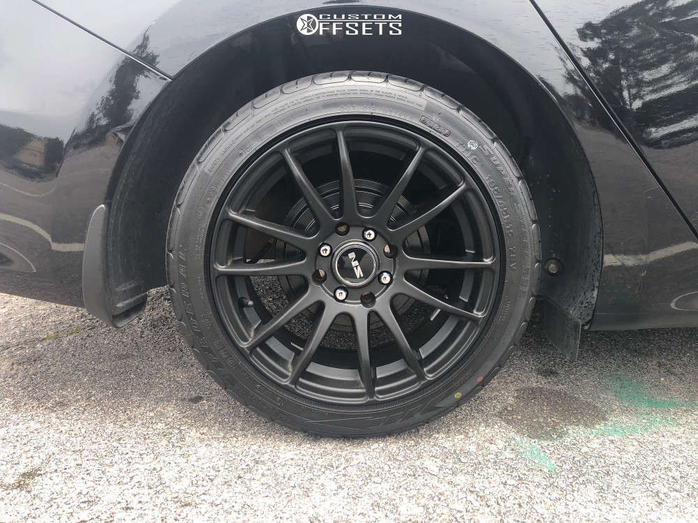 2020 Kia Rio with 15x7 38 NS Ns1204 and 195/45R15 Federal SS595 and ...