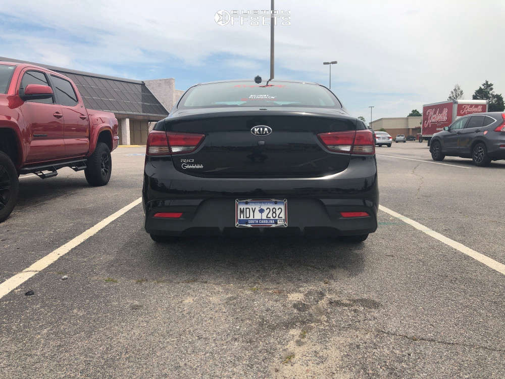 2020 Kia Rio with 15x7 38 NS Ns1204 and 195/45R15 Federal SS595 and ...