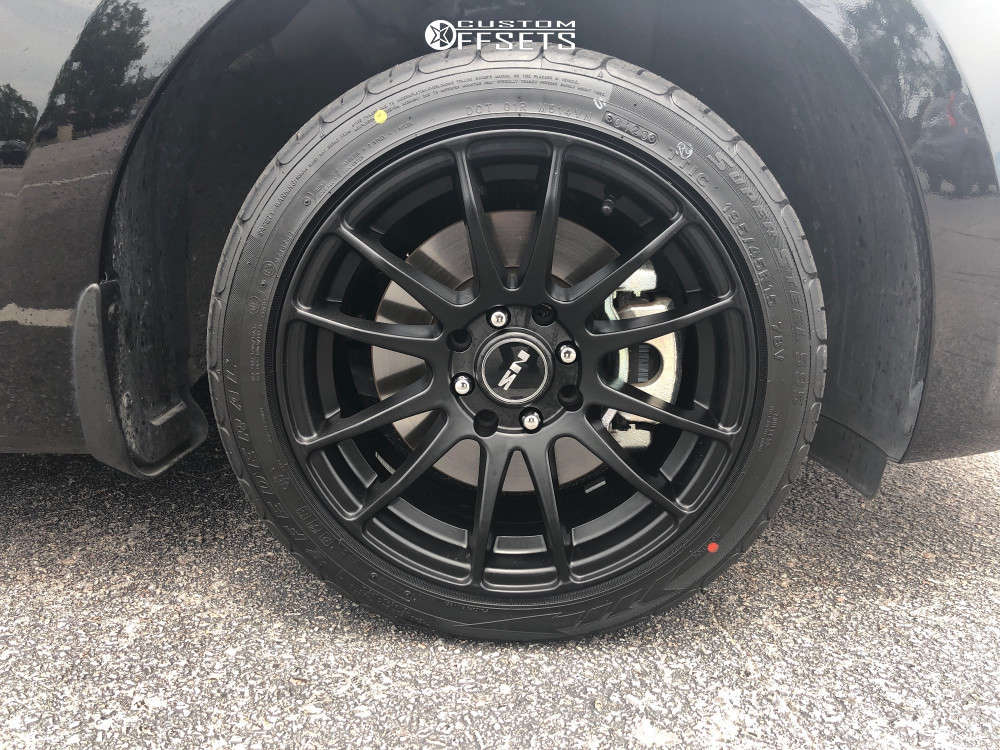 2020 Kia Rio with 15x7 38 NS Ns1204 and 195/45R15 Federal SS595 and ...