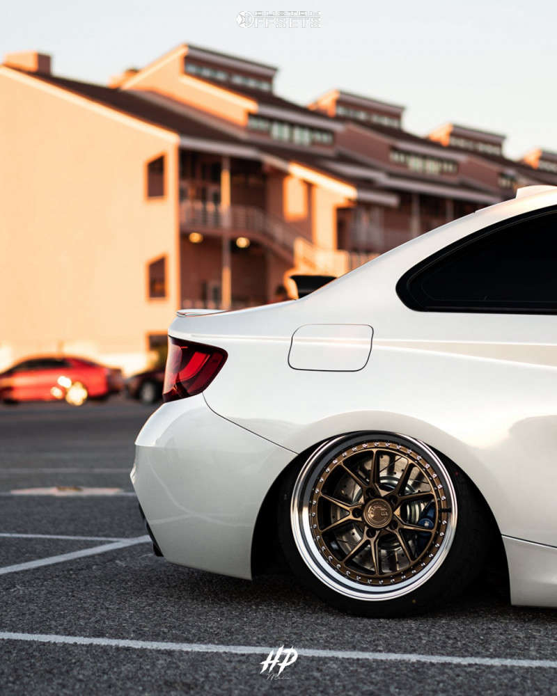 2016 BMW M235i with 18x8.5 35 Aodhan Ds08 and 225/35R18 Federal SS595 ...