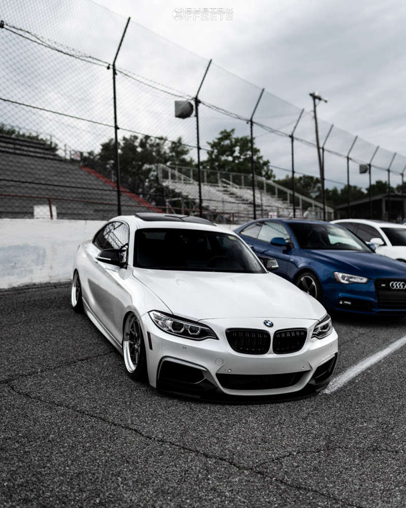 2016 BMW M235i with 18x8.5 35 Aodhan Ds08 and 225/35R18 Federal SS595 ...