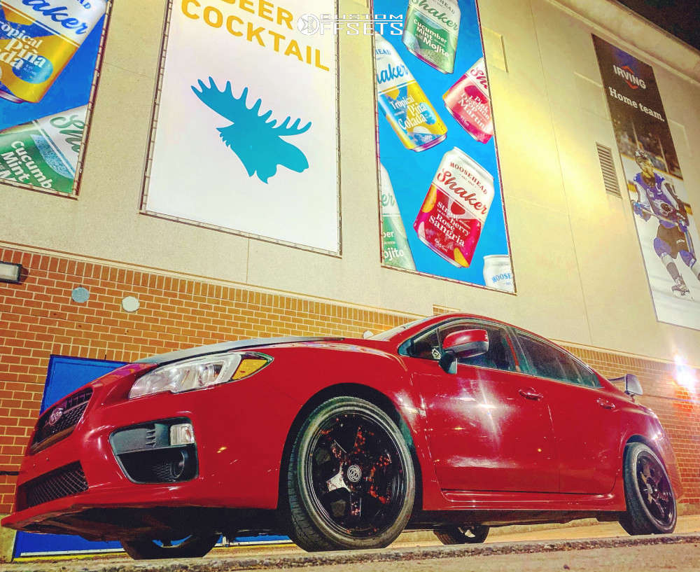 2016 Subaru WRX with 17x7 35 RSSW Rival and 235/45R17 Ironman Imove Gen ...