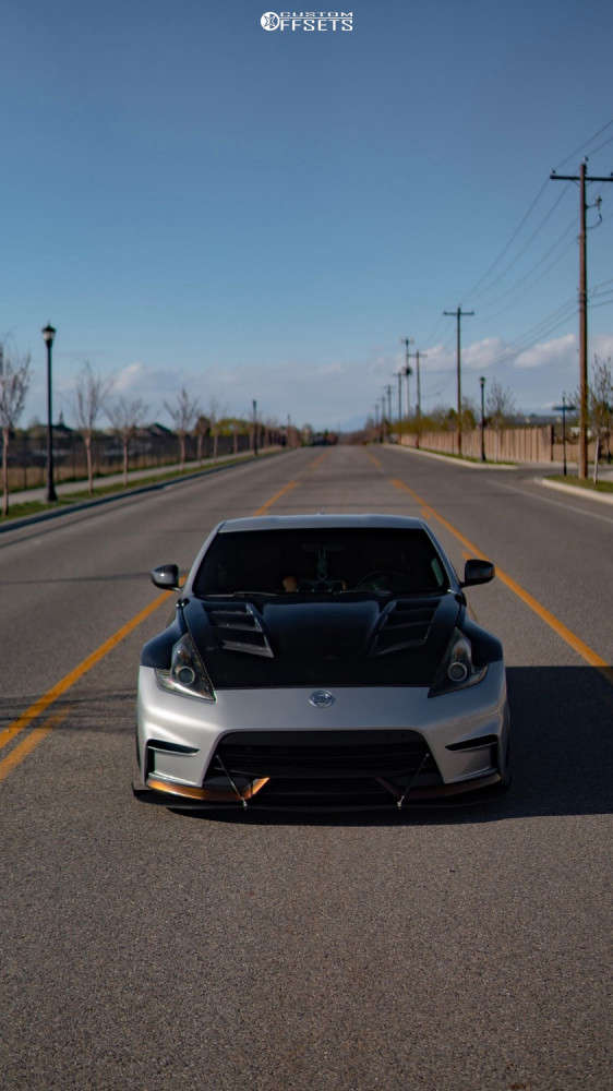 2009 Nissan 370Z with 19x9.5 22 Aodhan DS02 and 225/35R19 Westlake Sa07 and Coilovers | Custom ...