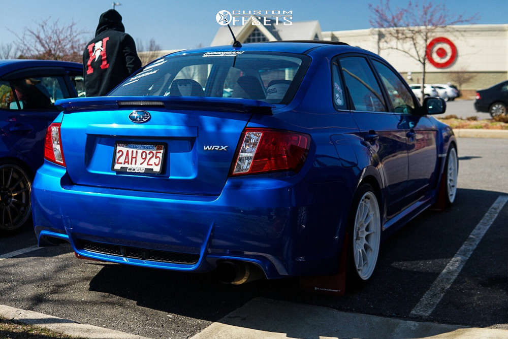 2012 Subaru WRX with 18x9.5 40 Enkei NT03M and 245/35R18 Hankook Ventus ...