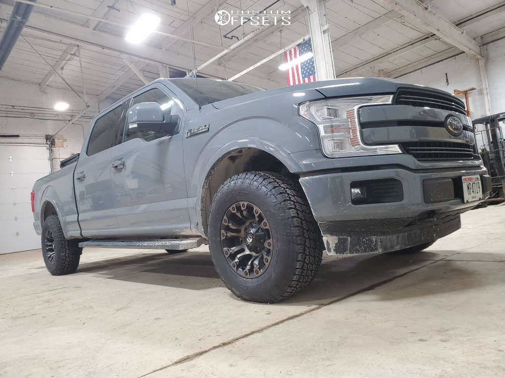 2019 Ford F-150 with 17x9 1 Fuel Vapor and 285/70R17 Nitto Terra ...