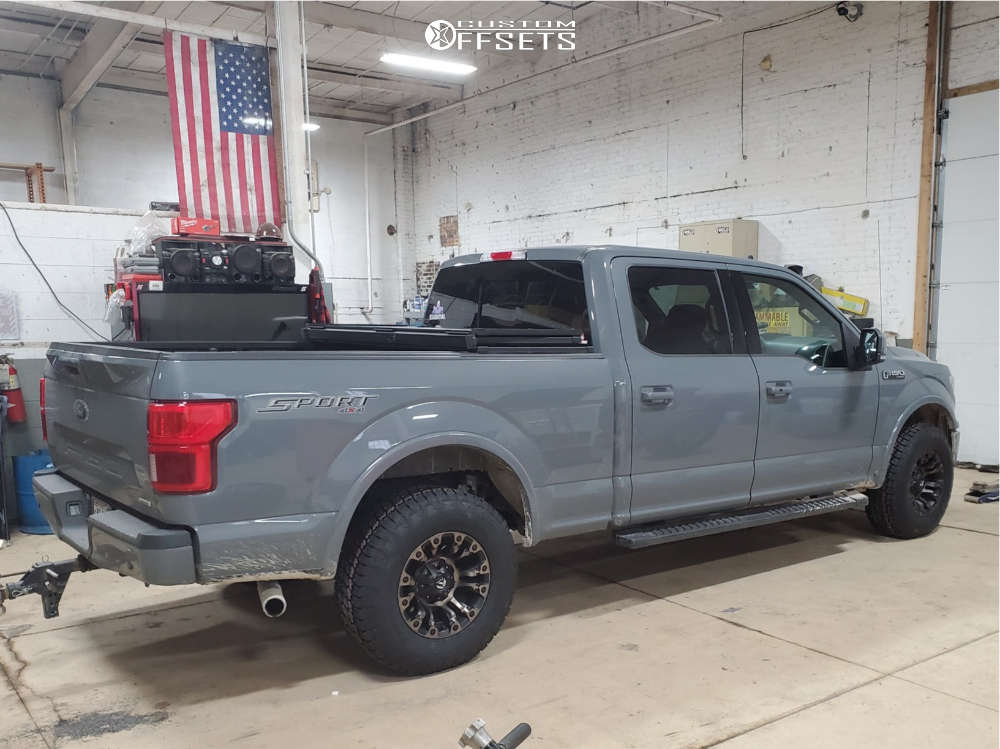 2019 Ford F-150 with 17x9 1 Fuel Vapor and 285/70R17 Nitto Terra ...