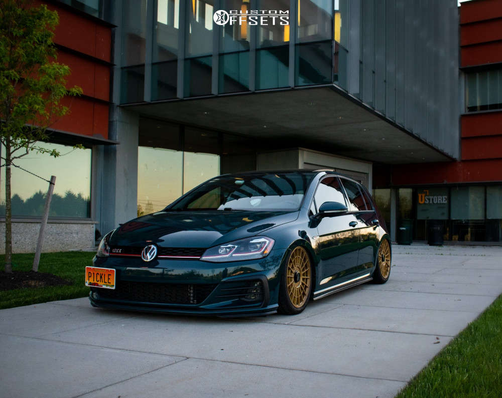 2018 Volkswagen GTI with 18x8.5 45 Rotiform Las-r and 235/40R18 ...