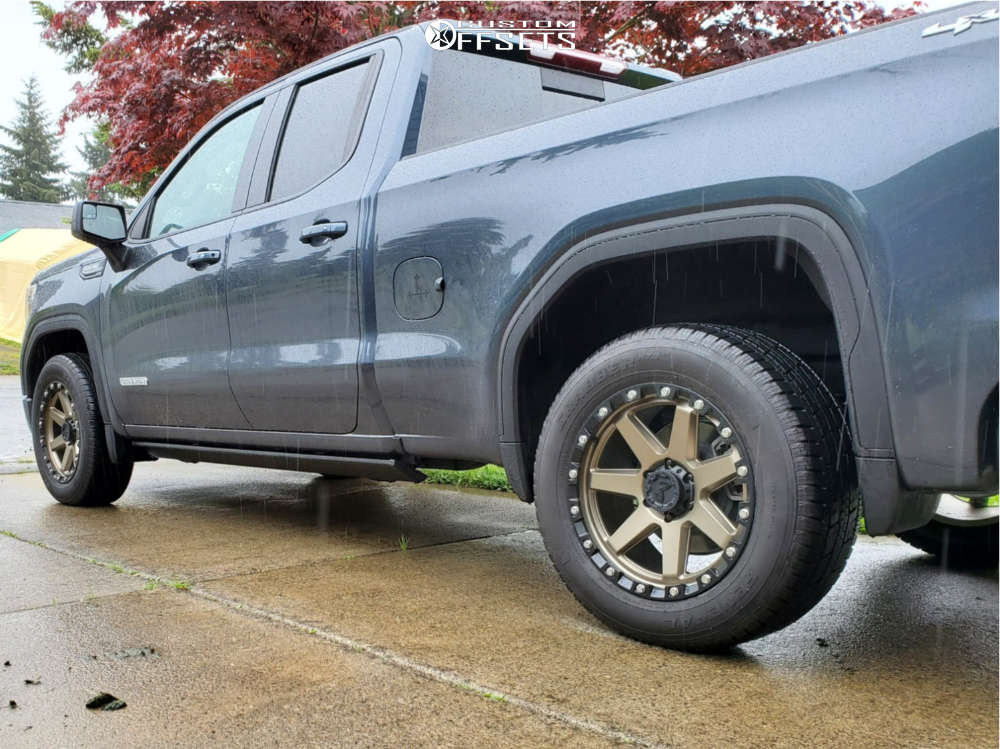 2020 GMC Sierra 1500 with 20x9 1 MKW M203 and 275/60R20 General Grabber Hts and Stock | Custom ...