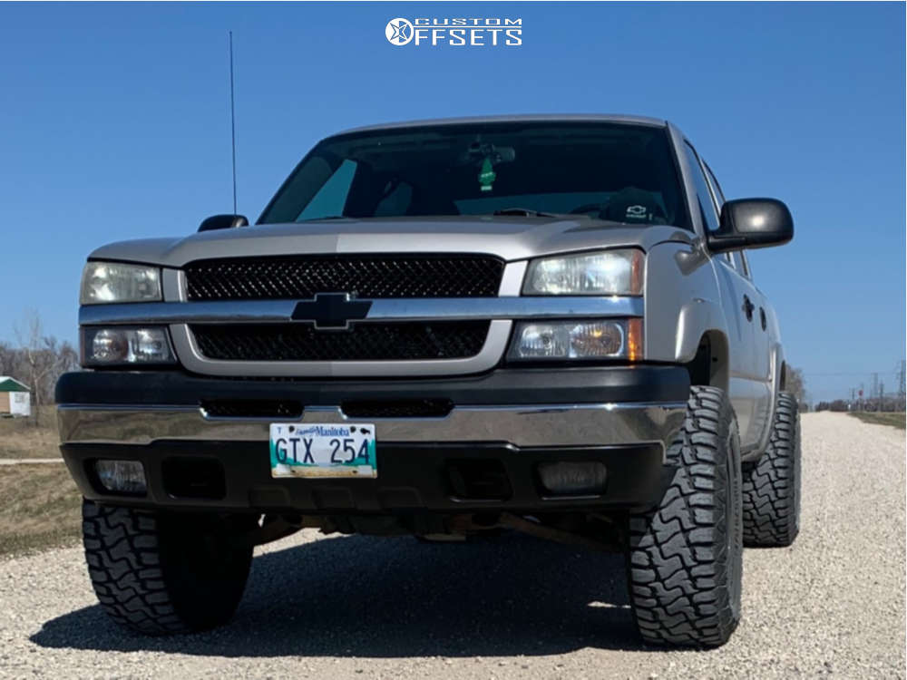 2004 Chevrolet Silverado 1500 with 17x9 -19 Pro Comp Series 98 and 35/ ...