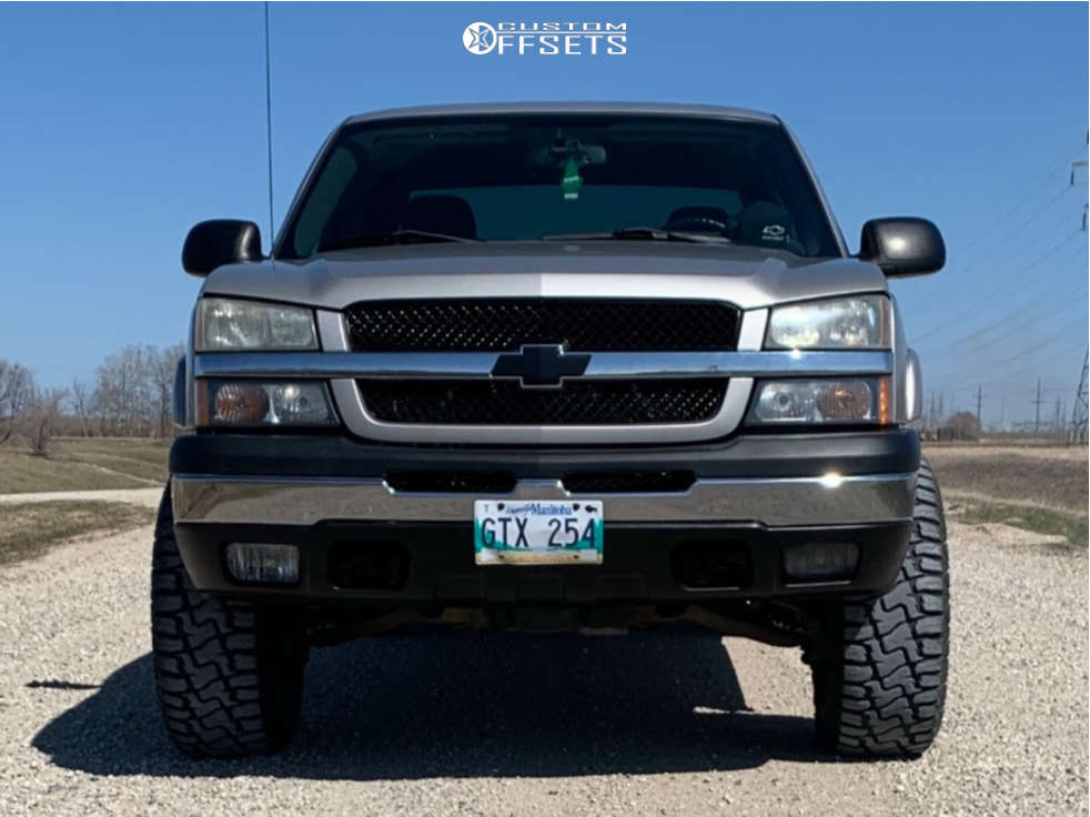 2004 Chevrolet Silverado 1500 with 17x9 -19 Pro Comp Series 98 and 35/ ...
