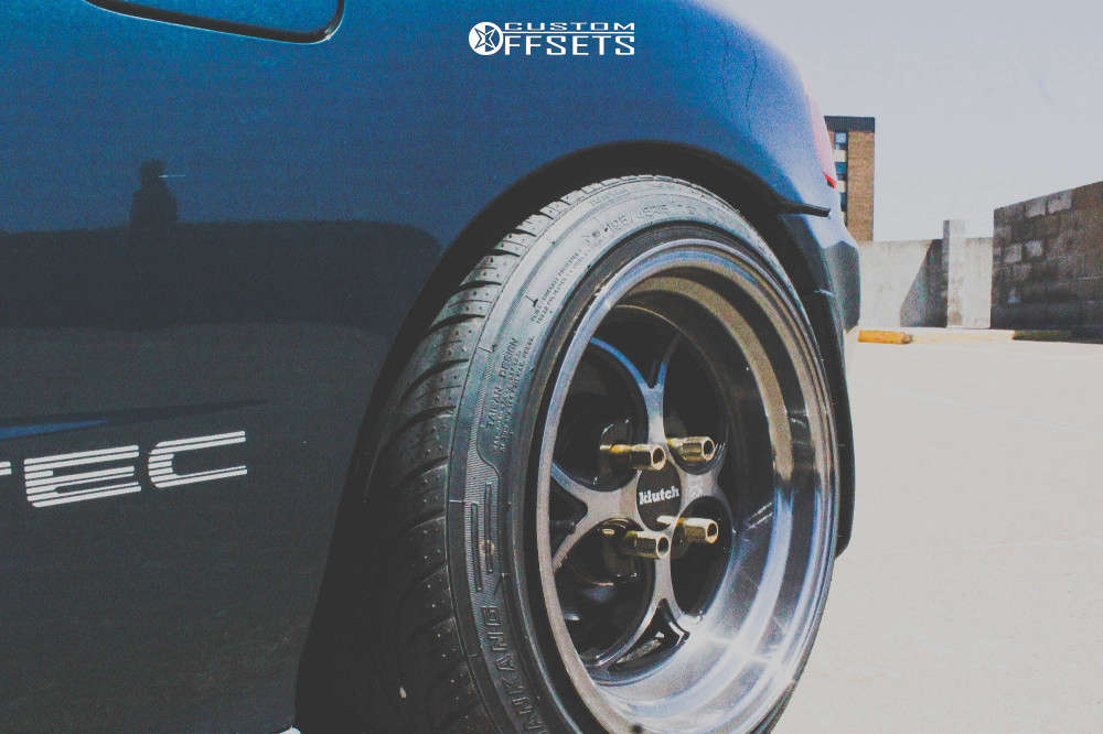 1995 Honda Civic Del Sol with 15x8.5 17 Klutch Sl2 and 195/45R15 ...