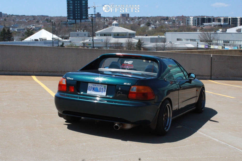 1995 Honda Civic Del Sol with 15x8.5 17 Klutch Sl2 and 195/45R15 ...
