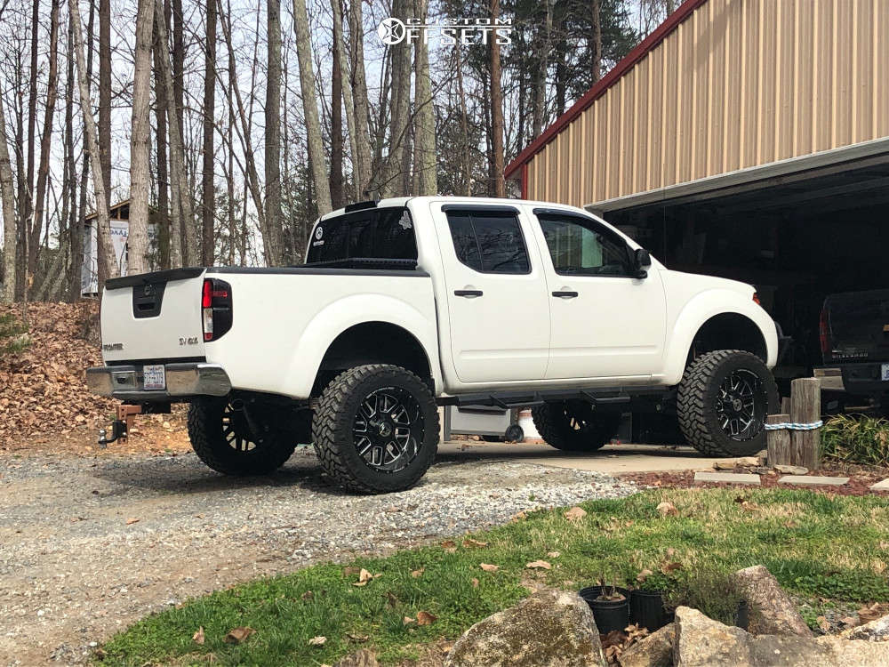 2014 Nissan Frontier with 20x10 -24 Anthem Off-Road Gunner and 295 ...