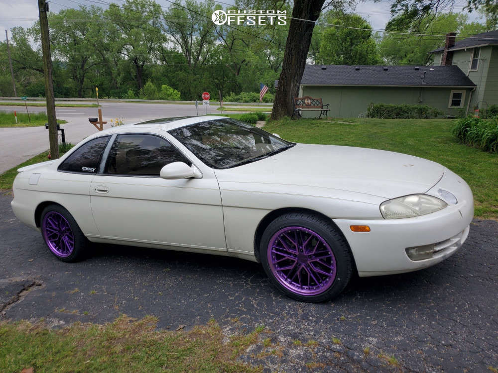 1995 Lexus SC400 with 18x8.5 35 XXR 571 and 225/45R18 Firestone ...