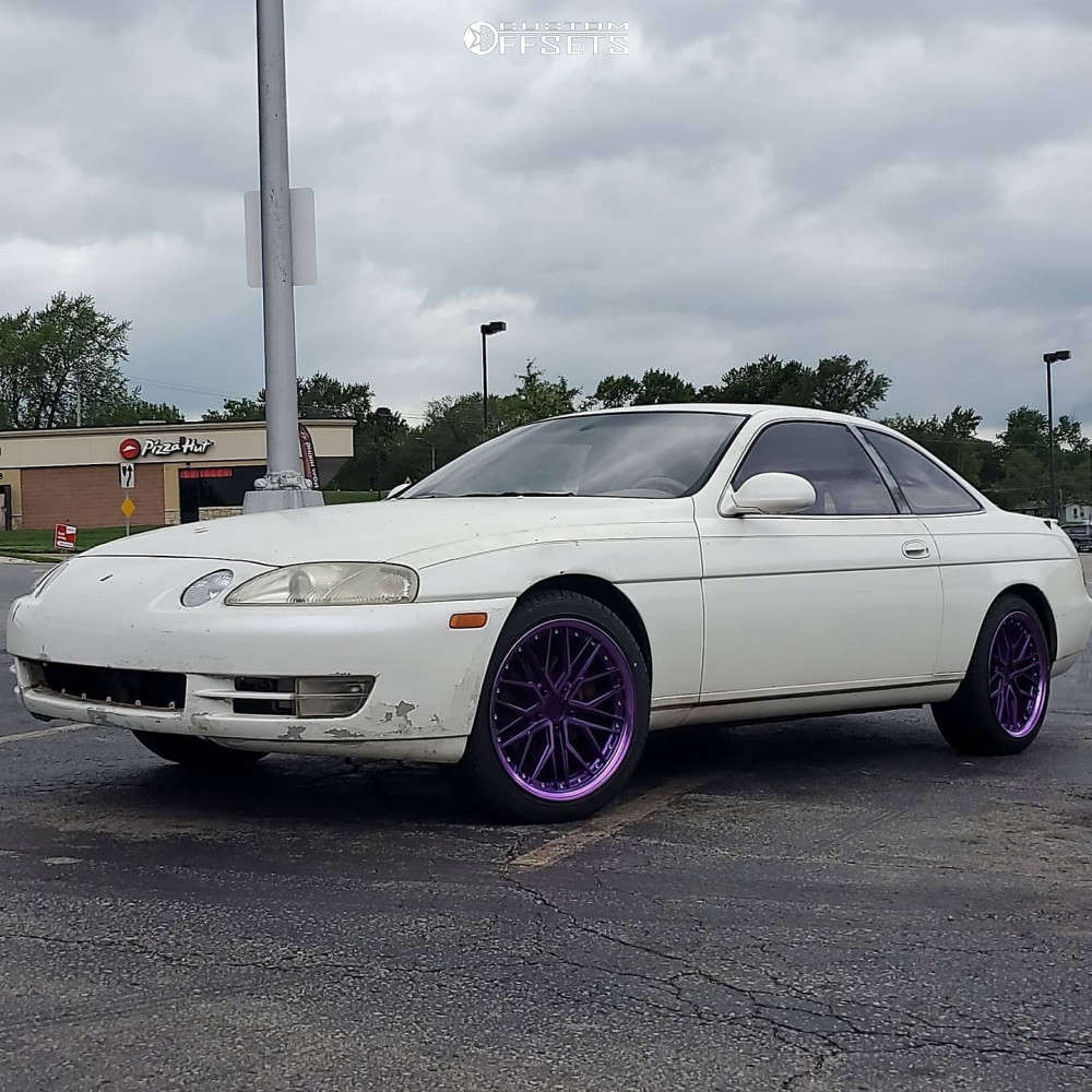 1995 Lexus SC400 with 18x8.5 35 XXR 571 and 225/45R18 Firestone ...