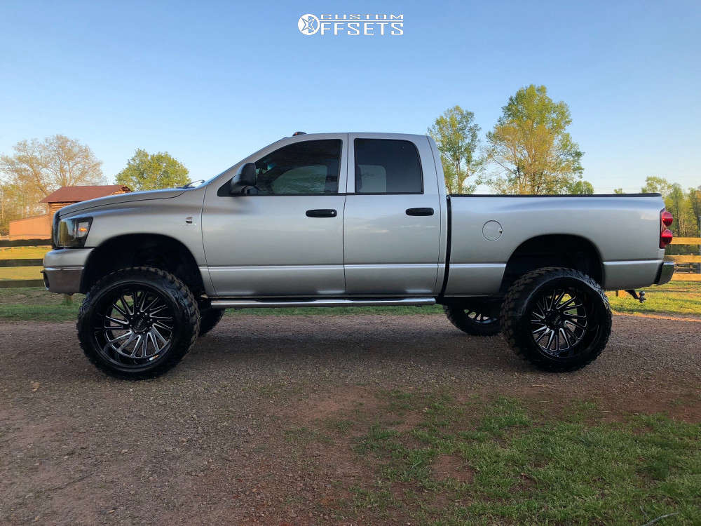 2008 Dodge Ram 2500 with 24x14 -72 Tuff T2a and 37/13.5R24 RBP Repulsor ...