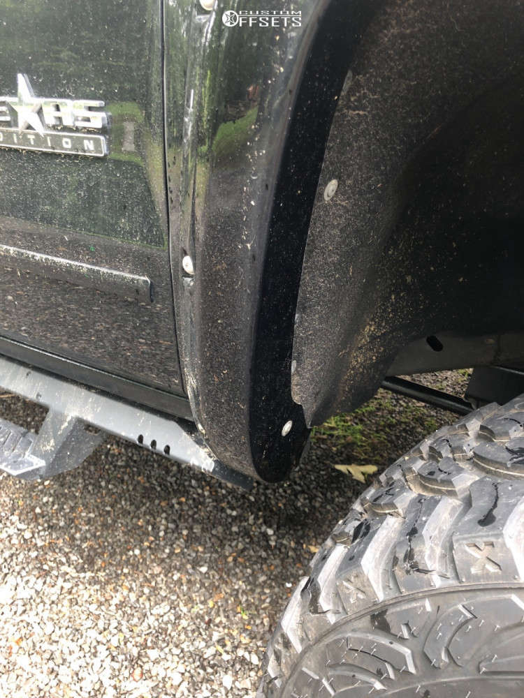 2018 Chevrolet Silverado 1500 with 18x9.5 6 Black Rhino Armory and 305 ...