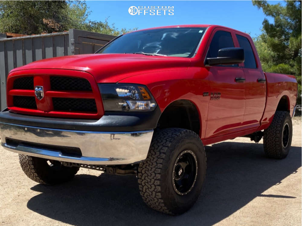 2012 Ram 1500 with 17x9 -12 XD Xd131 and 35/12.5R17 BFGoodrich All ...