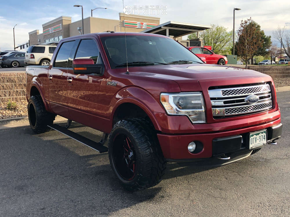 2013 Ford F-150 with 20x12 -44 Red Dirt Road RD28 and 33/12.5R20 Red ...