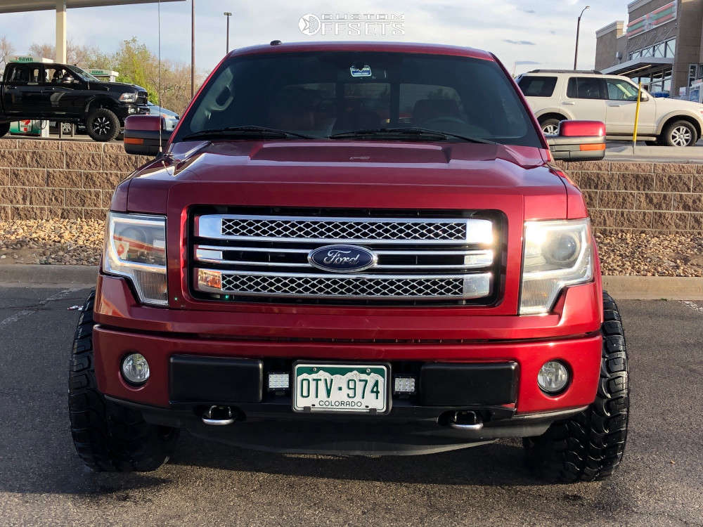 2013 Ford F-150 with 20x12 -44 Red Dirt Road RD28 and 33/12.5R20 Red ...