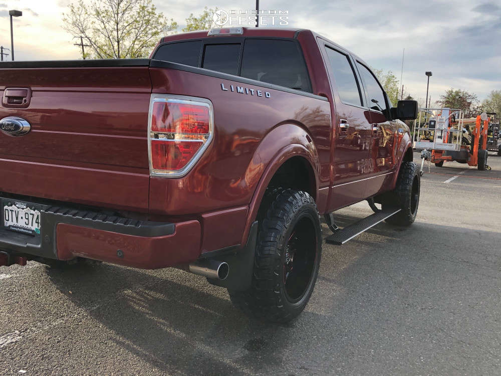 2013 Ford F-150 with 20x12 -44 Red Dirt Road RD28 and 33/12.5R20 Red ...