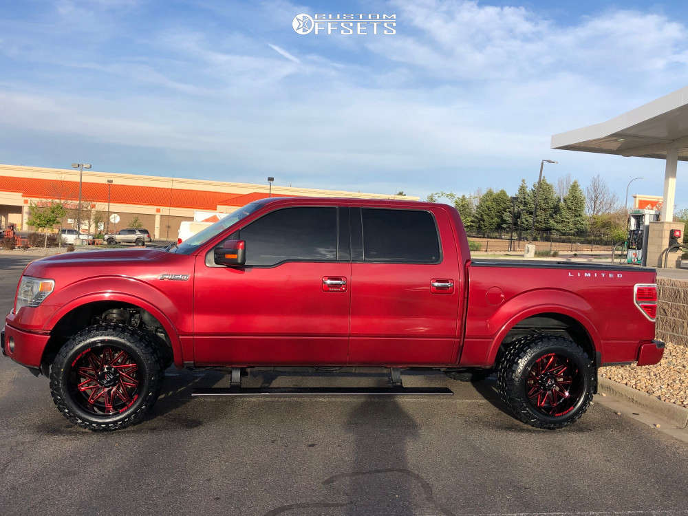 2013 Ford F-150 with 20x12 -44 Red Dirt Road RD28 and 33/12.5R20 Red ...