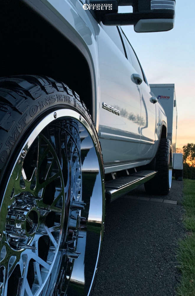 2014 GMC Sierra 1500 with 24x12 -51 Vision Rocker and 33/12.5R24 ...
