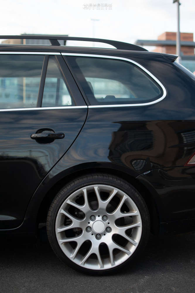 2014 Volkswagen Jetta with 18x8 34 OEM Wheels Style 197 and 215/35R18 ...