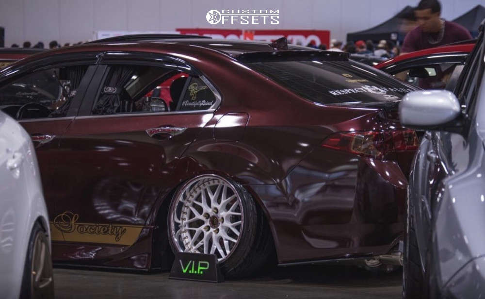 2011 Acura TSX with 18x9.5 38 Enkei Aegis and 225/35R18 Nankang NS-20 ...