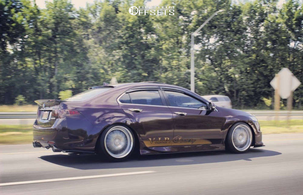 2011 Acura TSX with 18x9.5 38 Enkei Aegis and 225/35R18 Nankang NS-20 ...