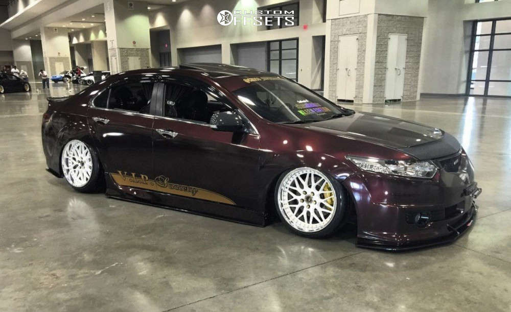 2011 Acura TSX with 18x9.5 38 Enkei Aegis and 225/35R18 Nankang NS-20 ...