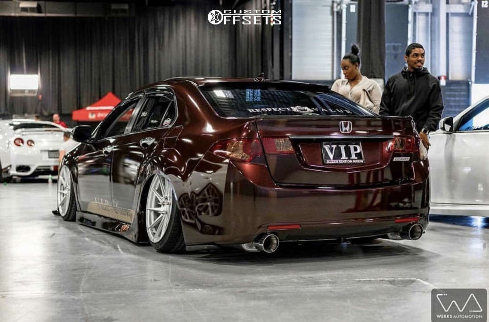 2011 Acura TSX with 18x9.5 38 Enkei Aegis and 225/35R18 Nankang NS-20 ...