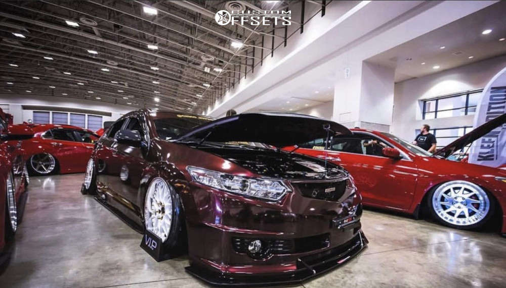 2011 Acura TSX with 18x9.5 38 Enkei Aegis and 225/35R18 Nankang NS-20 ...