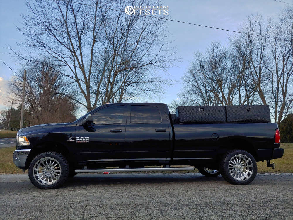 2017 Ram 2500 with 22x12 -51 Cali Offroad Summit and 33/12.5R22 Delinte ...