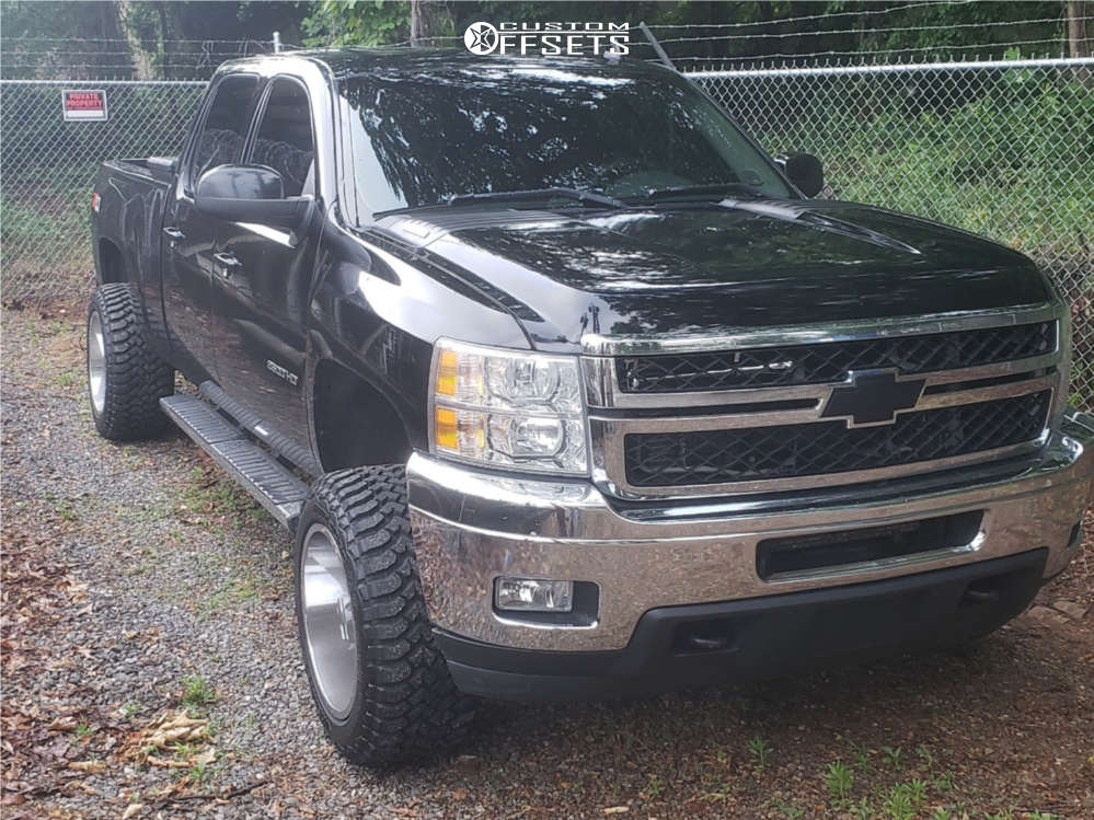 2013 Chevrolet Silverado 2500 HD with 20x12 -44 Dropstars 655c and 33/ ...