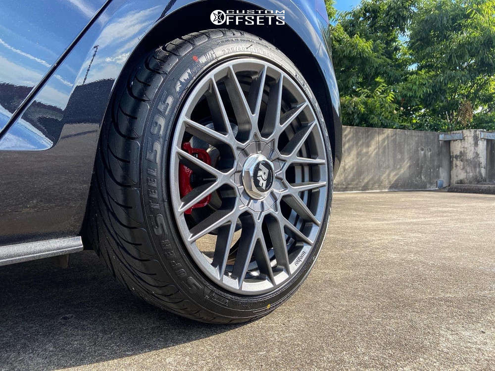 2017 Volkswagen GTI with 18x8.5 35 Rotiform Rse and 225/40R18 Federal ...