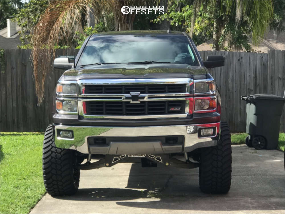 2014 Chevrolet Silverado 1500 with 22x12 -45 Tuff T2a and 37/13.5R22 ...