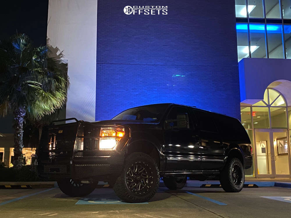 2004 Ford Excursion with 20x10 -18 Fuel Triton and 35/12.5R20 Nitto ...